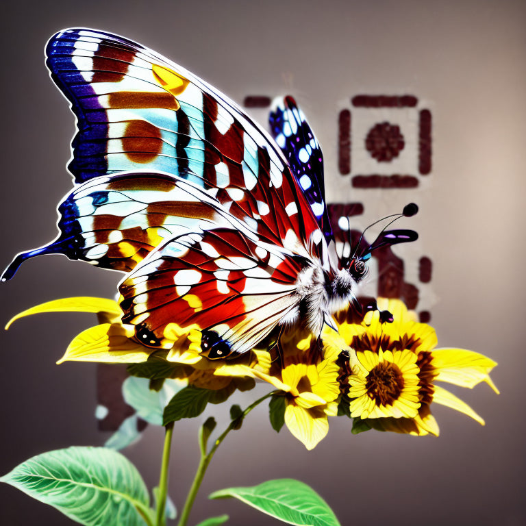Butterfly B030 | ICQR - Crafted QR Codes