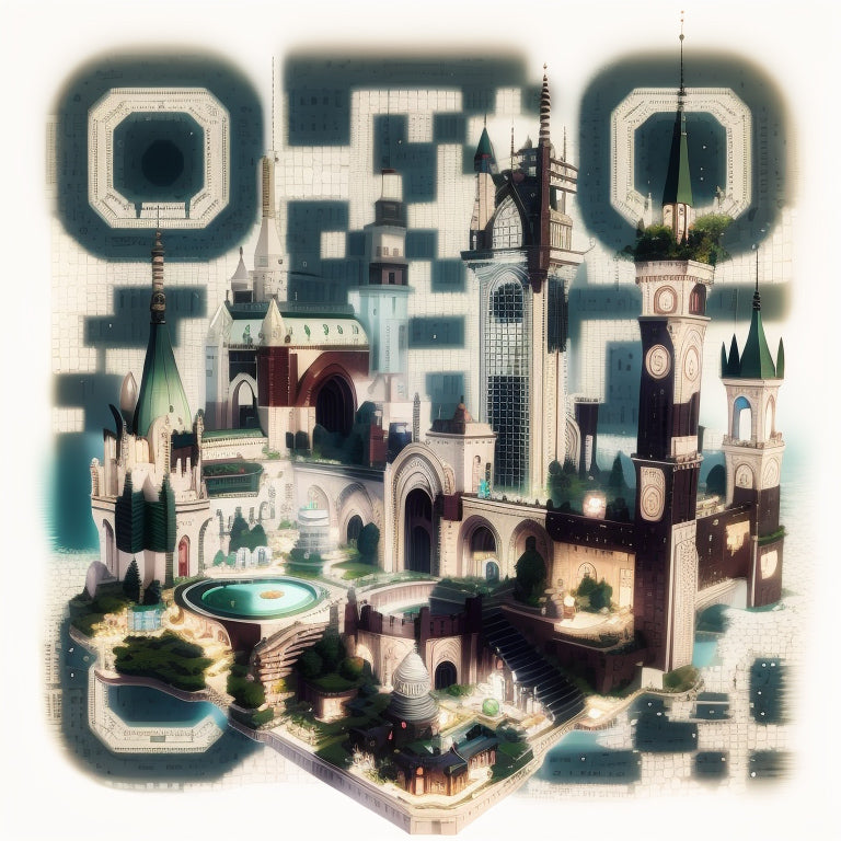 Fantasy Towers | ICQR - Crafted QR Codes