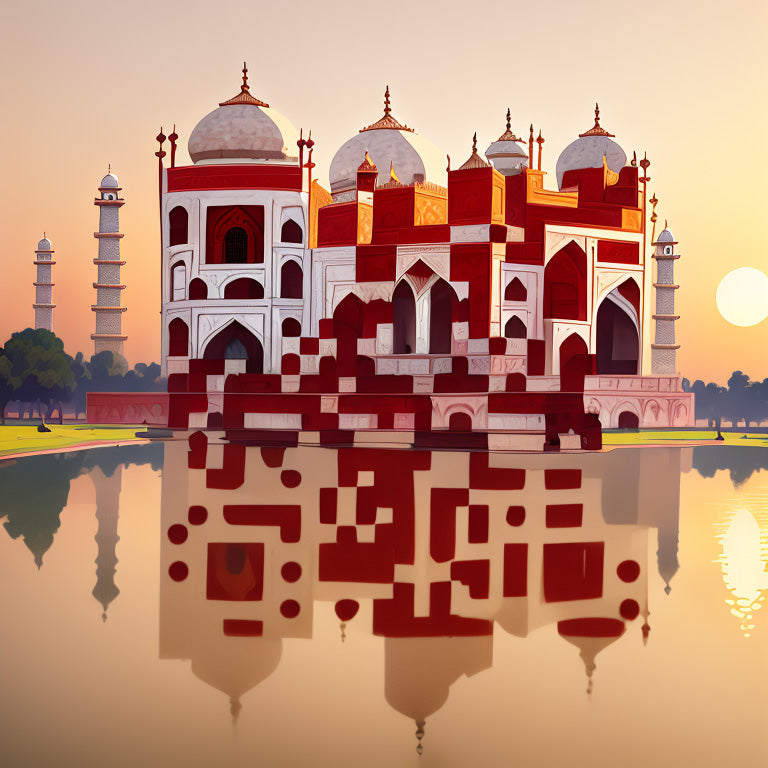 Taj Reflection | ICQR - Artistic QR Codes