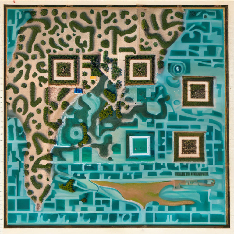 Map of the Island | ICQR - Artistic QR Codes