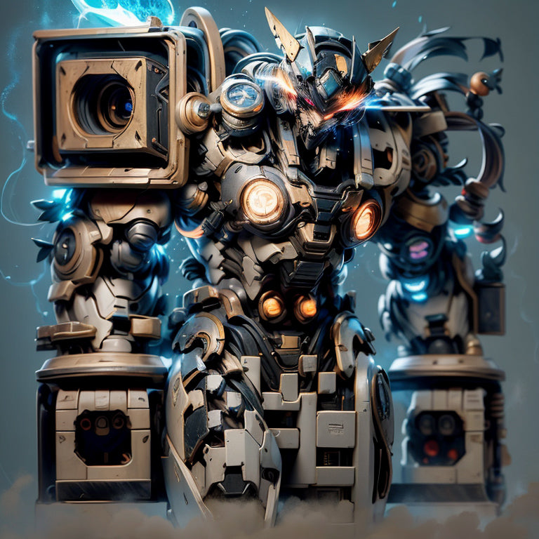High Detailed Robot | ICQR - Artistic QR Codes