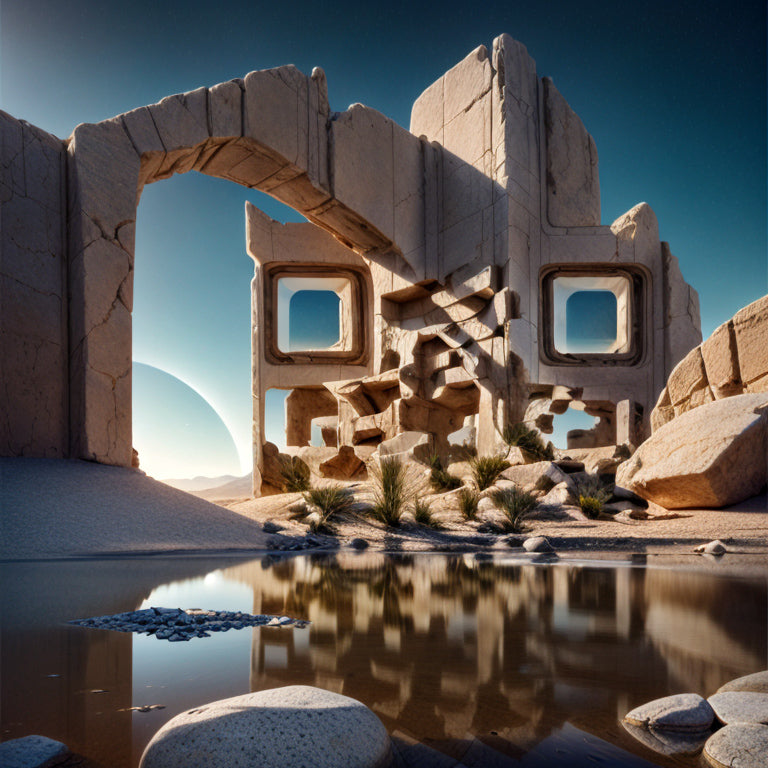 Alien Ruins | ICQR - Unique QR Codes