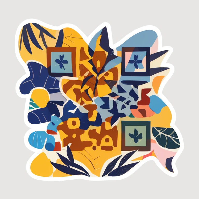 Sticker 125 | ICQR - Crafted QR Codes