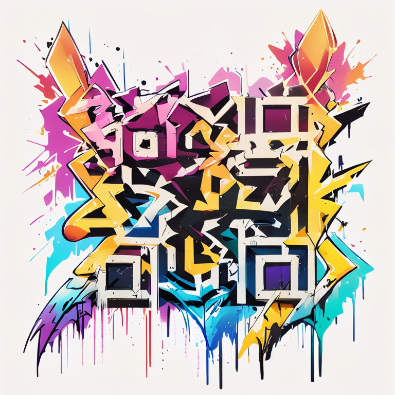 Graffiti 023 | ICQR - Unique QR Codes