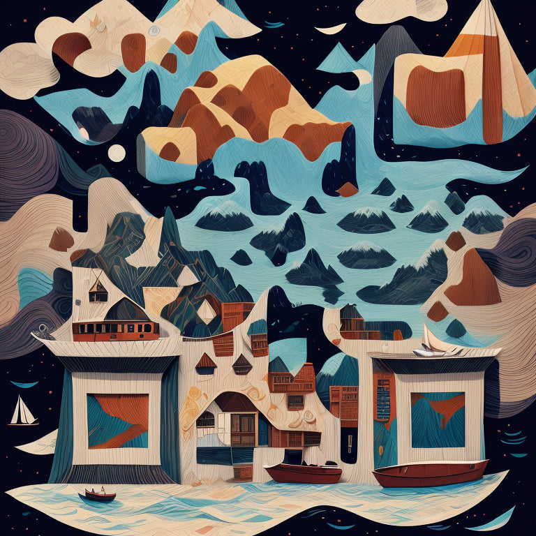 Multi-Layered Landscape | ICQR - Crafted QR Codes