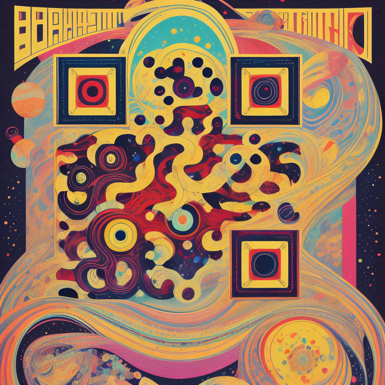 Space Land Poster | ICQR - Unique QR Codes